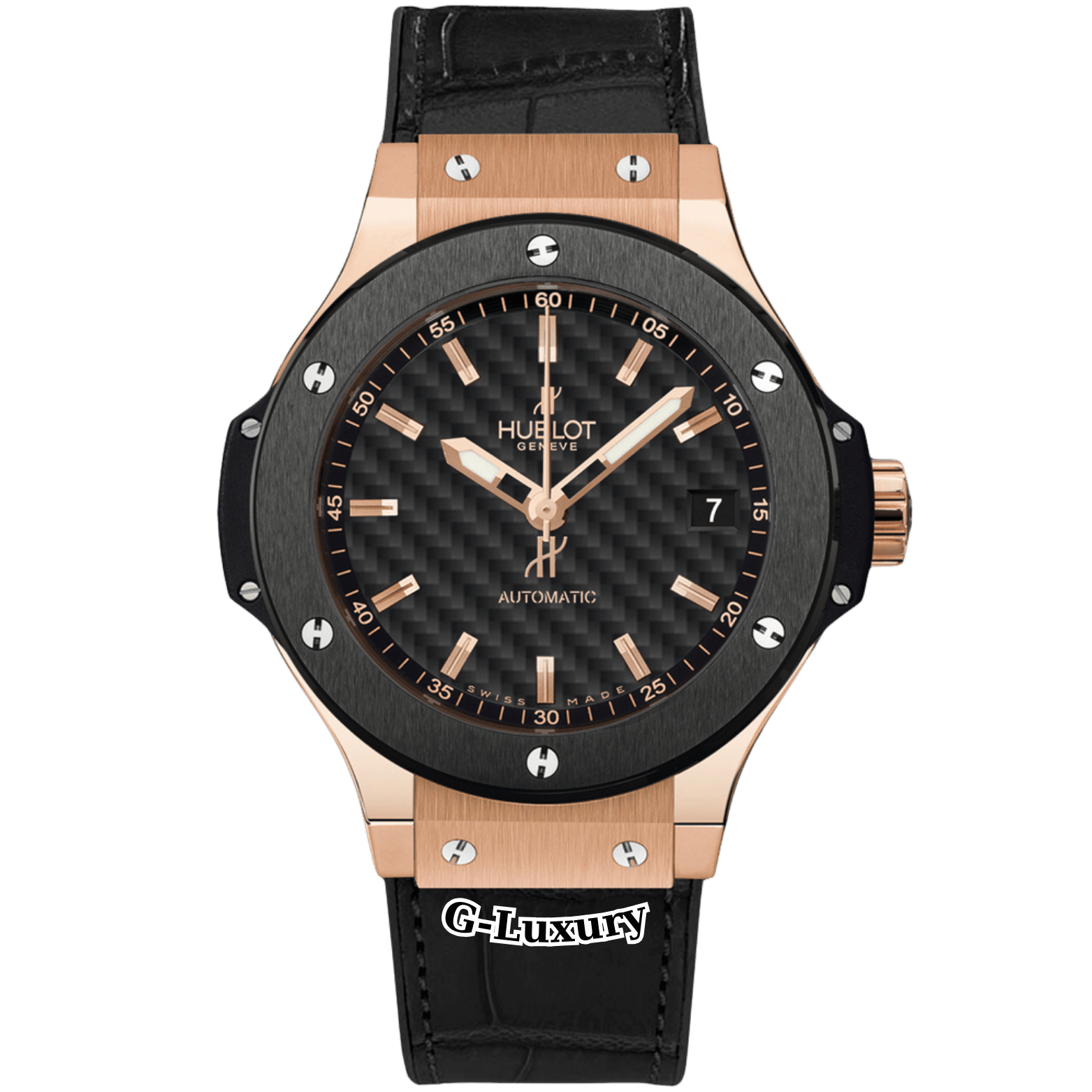 Hublot Big Bang Automatic Gold 38mm 365.PM.1780.LR Carbon Dial